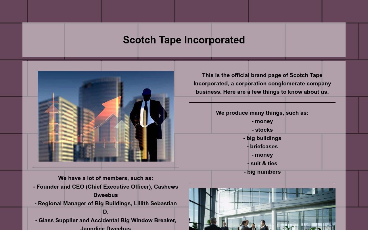 Scotch Tape Incorporated (STI)